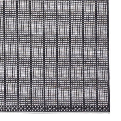 Palisades Trail Flat Weave Super Durable Easy Clean Rug - Black - 120x170