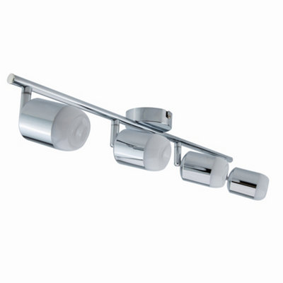 Pallas Spotlight Polished Chrome Integrated 5W LED 4-Bar Quad Ceiling ...