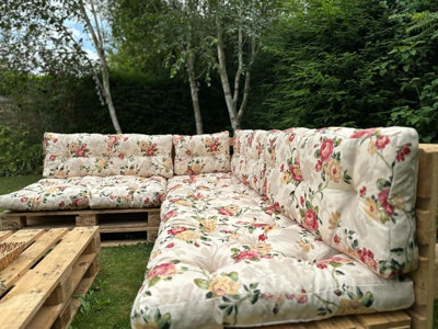 floral corner sofa