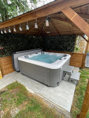 Palm Spas Spritz 6 Seat Single Lounger Hot Tub Spa American Balboa 13 ...