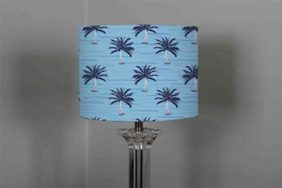 Palm Trees on Blue (Ceiling & Lamp Shade) / 45cm x 26cm / Ceiling Shade ...