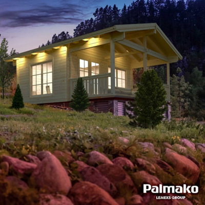 Palmako Agneta 18.8m + 12.5m² - 5.2m x 4.2m - 70mm Wall Logs