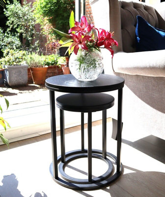 Black nest coffee table store