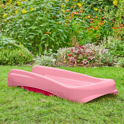 PalPlay Pink & White Plastic Folding First Slide