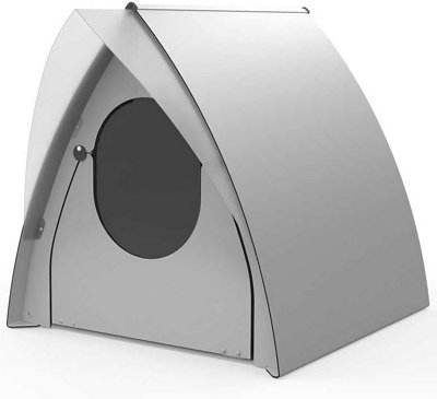 Palram Ruby Outdoor Litter Box Enclosure, Cat Box Furniture Hidden ...