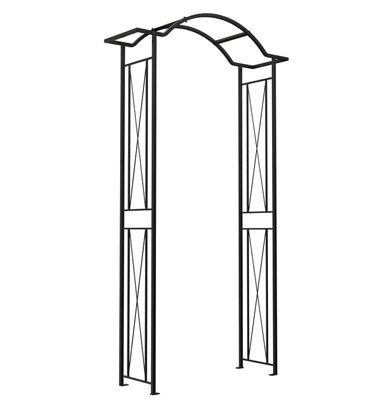 Panacea Wave Top Metal Garden Arch Galvanised Steel Inside and Out