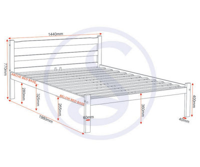 PANAMA DOUBLE 4ft6 SOLID DISTRESSED WAX PINE WOOD BED FRAME