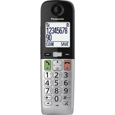 PANASONIC KX-TGU432EB BLACK DIGITAL CORDLESS PHONE, ANSWERING MACHINE ...