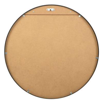 Pandora - Round Wall Mirror - 60x60 cm (Black)