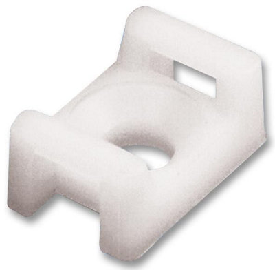 PANDUIT - Screw Mount Cable Tie Base 4.5mm 100 Pack | DIY at B&Q