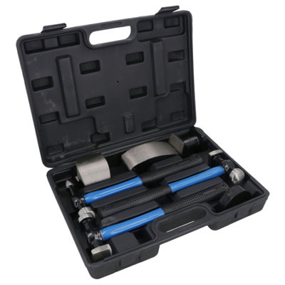 Panel Beating Hammers & Dollies / Body Repair Kit with Fibreglass Handles