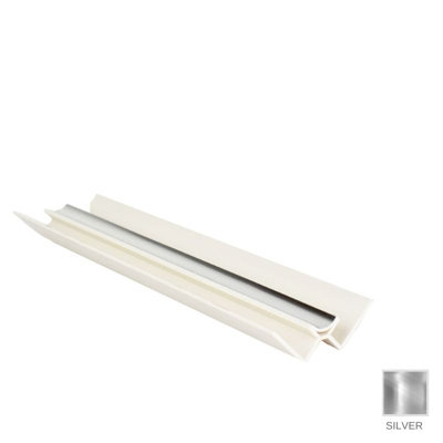 Panel Company PVC Chrome Internal Corner Trim For 1.0m x 2.4m x 10mm ...