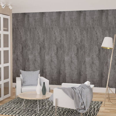 Panel Company Silver Retro Metallic 8mm Decorative Wall Panel