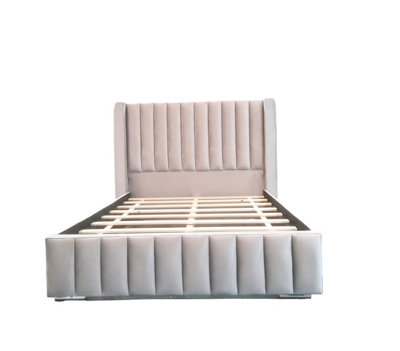 Panel Wingback Bed Double 4FT6 Elegant Design with Timeless Comfort for ...