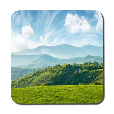 panorama of beautiful countryside of romania (Coaster) / Default Title ...