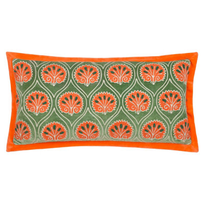 Paoletti Casa Embroidered Feather Rich Cushion