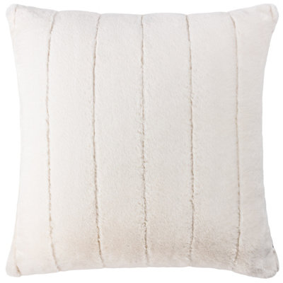 Paoletti Empress Faux Fur Feather Rich Cushion