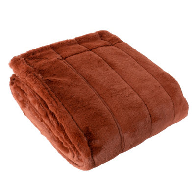 Paoletti Empress Large Faux Fur Throw