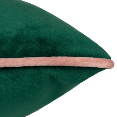 Paoletti Meridian Velvet Feather Rich Cushion