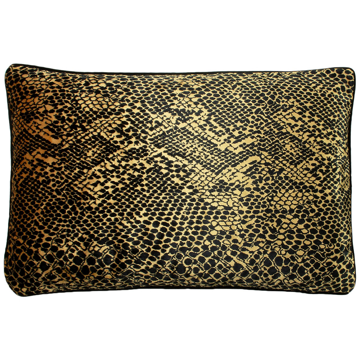 Paoletti Python Snake Skin Piped Cushion Cover Paoletti Python Snake Skin Piped Cushion Cover