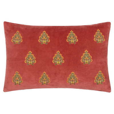 Paoletti Rennes Embroidered Feather Rich Cushion