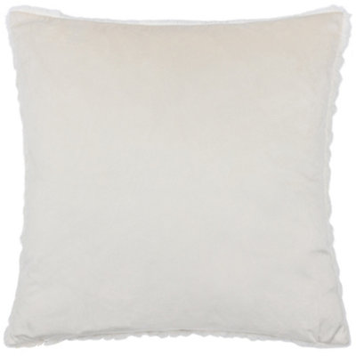 Paoletti Sonnet Cut Faux Fur Feather Rich Cushion