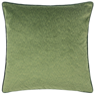 Paoletti Torto Velvet Piped Feather Rich Cushion