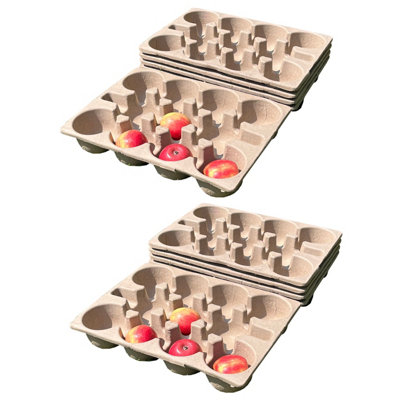 Paper Fibre Apple Storage Trays - Pack of 10