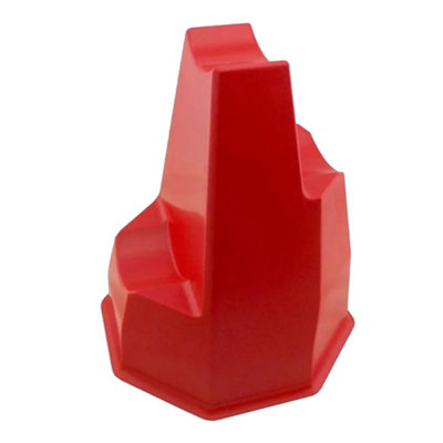 Parallax Plastics Ltd Cavaletti 3 Poles Horse Pole Block Red (One Size)