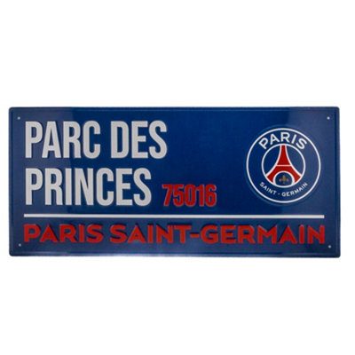 Paris Saint Germain FC Parc Des Princes 75016 Street Sign Plaque Blue ...