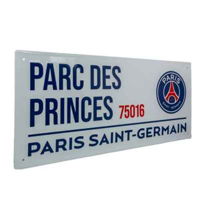 Paris Saint Germain FC Parc Des Princes 75016 Street Sign Plaque White ...