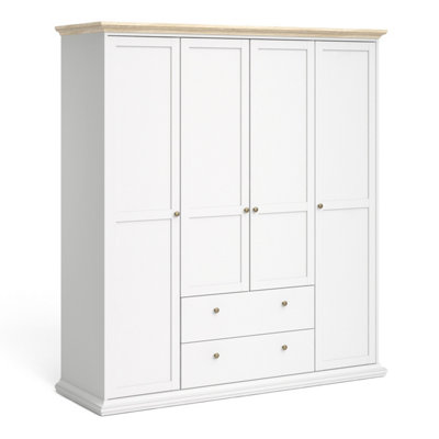 Paris wardrobe white store