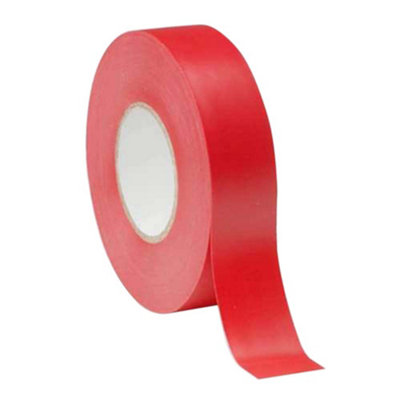 Partex INSTR33 Electrical PVC Self Adhesive Insulating Tape 33M Red
