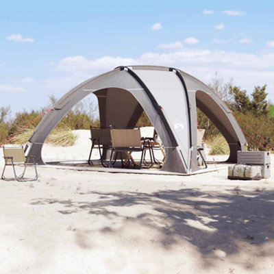 Party Tent Grey Waterproof for unpleasant weather