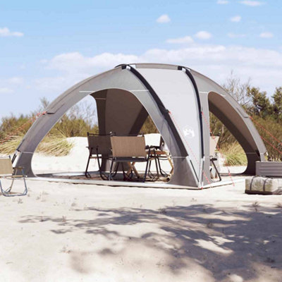 Party Tent Grey Waterproof for unpleasant weather