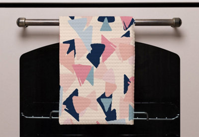 Pastel Coloured Triangles (Kitchen Towel) / Default Title