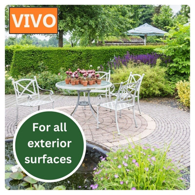 Path & Patio Cleaner Fluid Spray Wet And Walk Away Green Stain Remover ...