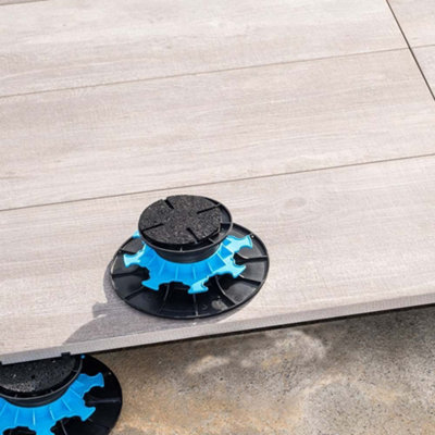 Patio Adjustable Outdoor Paving Pedestal - Tile Riser - 50-80mm - Pack ...