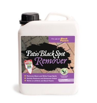 Patio Black Spot Remover For Use On Brick & Block Paving Patio 2 Litre ...