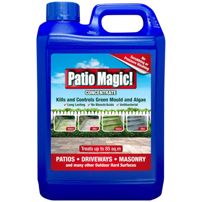 Patio Magic Concentrate Green Mould and Algae Killer 2.5L Long Lasting ...