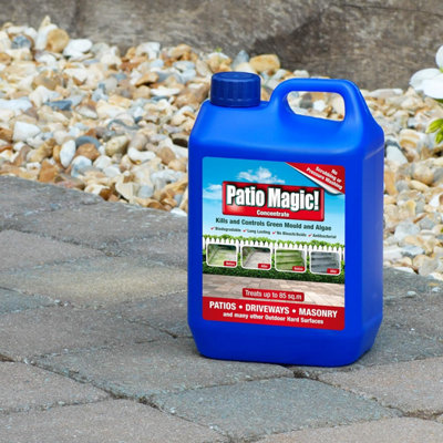 Patio Magic Outdoor Cleaner 2.5L Kills Algae Mould and Moss on Patios ...