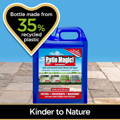 Patio Magic Outdoor Cleaner 2.5L Patio Driveway and Path Surface ...