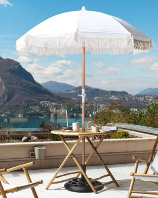 Patio Parasol 150 cm MONDELLO White