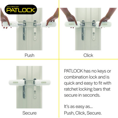 Patlock Instant French Door Security Lock