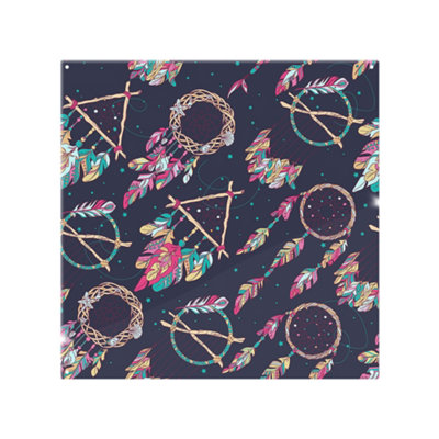 Pattern With Different Dream Catcher Amulet Splash Back designer style