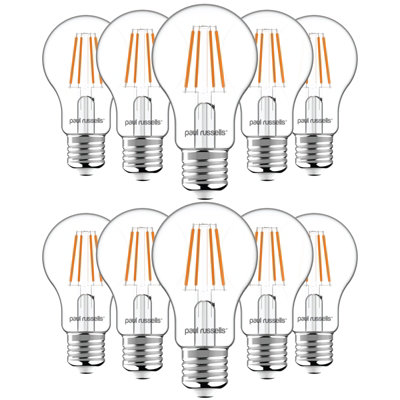 paul russells LED Filament Dimmable GLS Bulb, ES E27, 12W 1521 Lumens ...