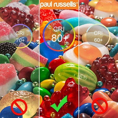 paul russells LED Filament T45 Bulb, 4W 380 Lumens, 35w Equivalent ...