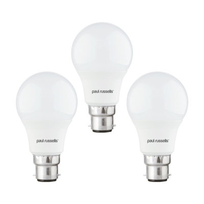 paul russells LED GLS Globe Bulb Bayonet Cap BC B22, 4.9W 470 Lumens ...