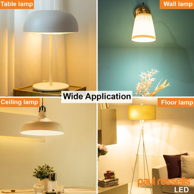 paul russells LED GLS Light Bulbs Bayonet Cap B22 BC Cap, 60w ...