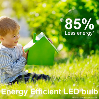 paul russells LED GLS Light Bulbs Edison Screw E27 ES Cap, 60w ...